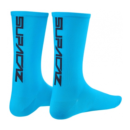 SUPACAZ SOCK NEON BLUE BLACK SIZE S/M | SPORT FOR LIFE